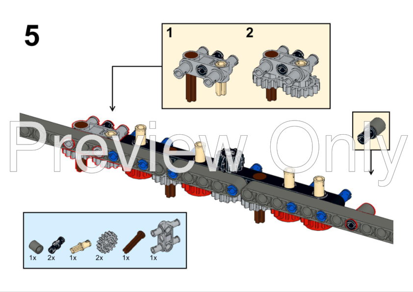 LEGO MOC-149904 42129 Slope Tractor with PTO Attachments by Larsagri ...