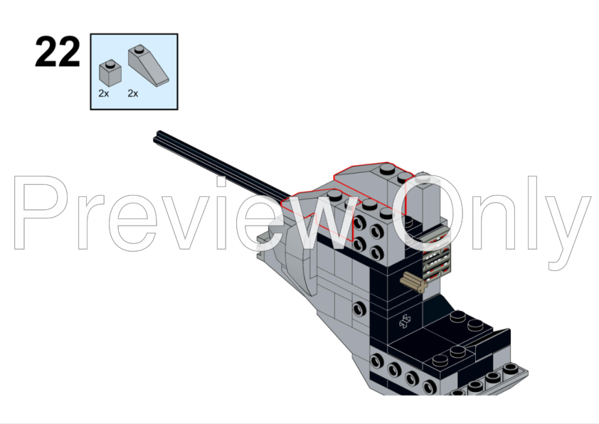 LEGO MOC SW Mandalorian BUNDLE Imperial Troop transport,Trexler ...