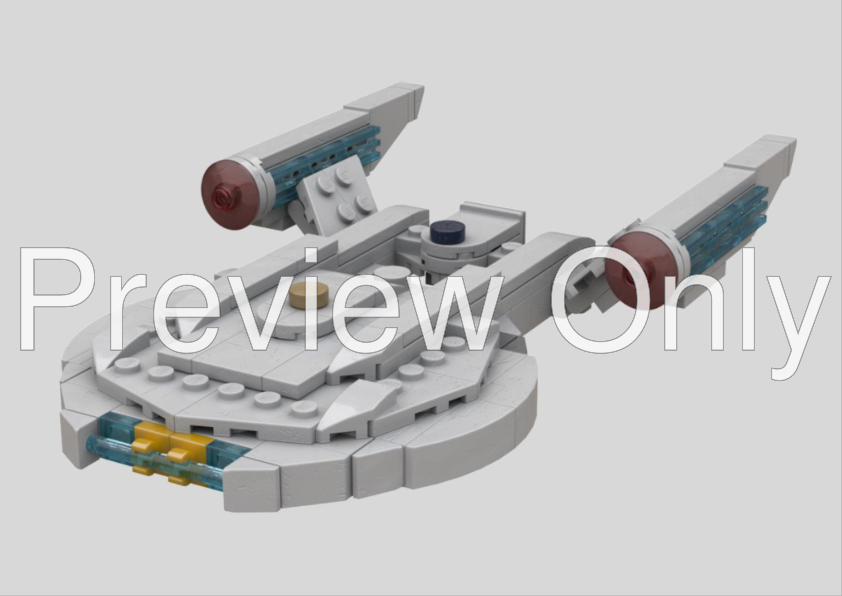 LEGO MOC NX-01 Enterprise and Refit by hyphencubed | Rebrickable ...