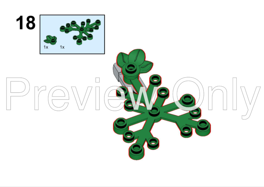 Lego Moc Small Trees By Gabizon Rebrickable Build With Lego