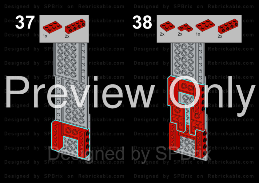 LEGO MOC Ping An Finance Centre 1:800 Scale by SPBrix | Rebrickable ...