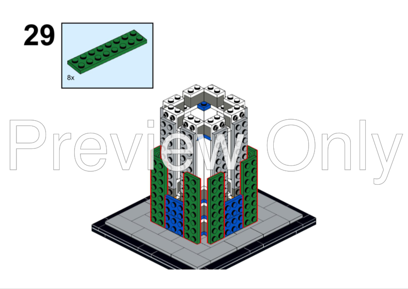 Lego Moc 1837 Willis Tower By Rwang734 Rebrickable Build With Lego