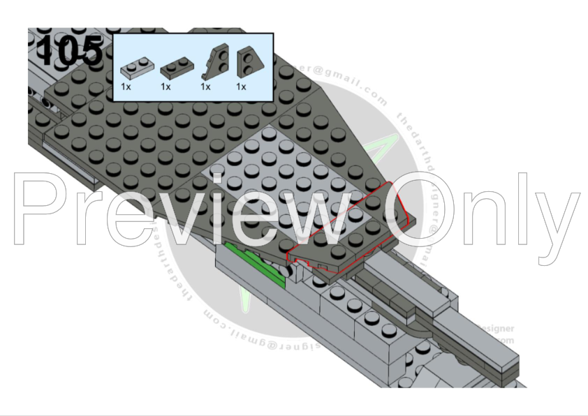 LEGO MOC-15036 First Order Resurgent Destroyer | 1:4000 by ...