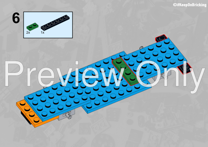 LEGO MOC 60335 Blue Ranger by Keep On Bricking | Rebrickable - Build ...