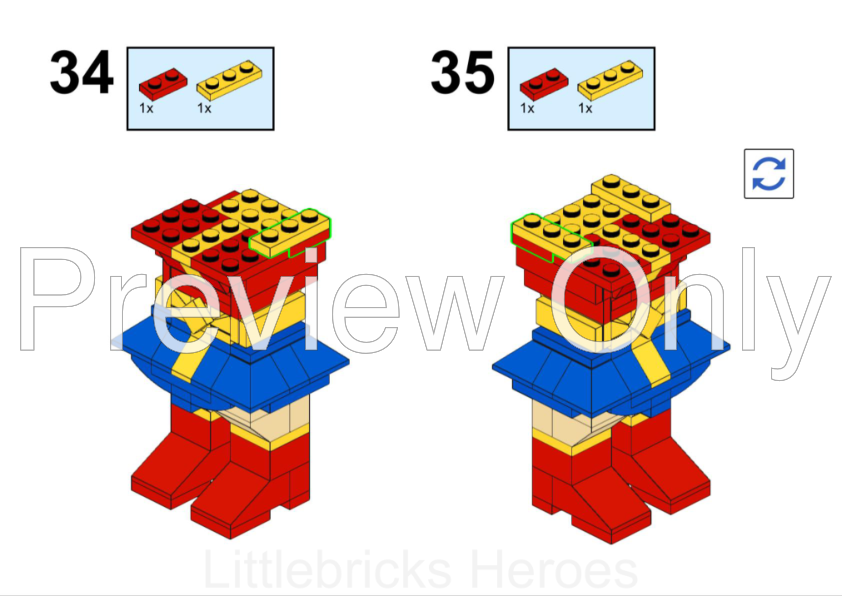 LEGO MOC Wonder-Woman Lego Figure by LittlebricksHeroes | Rebrickable ...