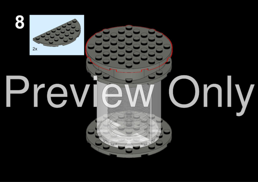 LEGO MOC Galaxy Class Warp Core Model by jameshigson0512 | Rebrickable ...