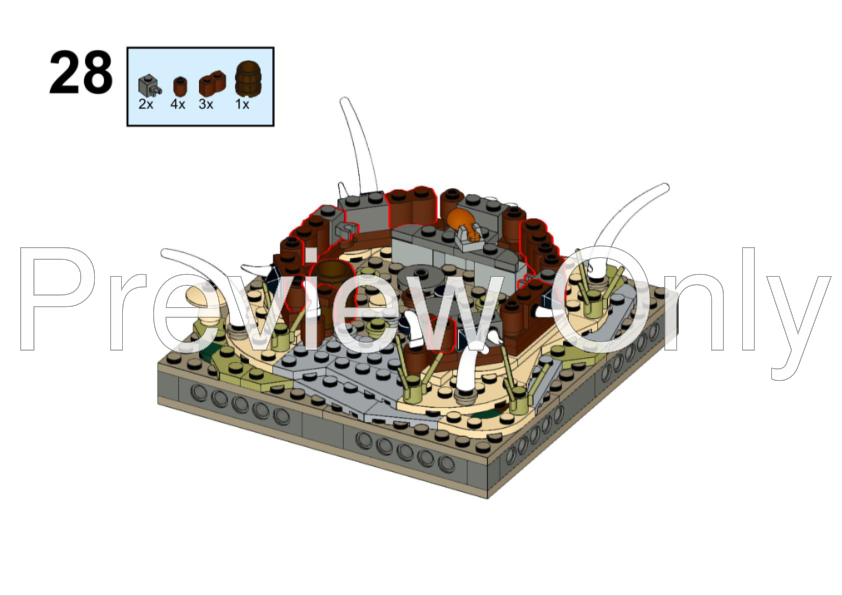 Lego Moc Orc Burrow By Roflonski Rebrickable Build With Lego