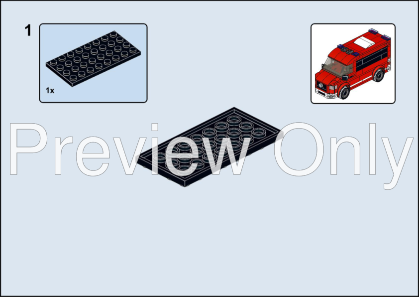 LEGO MOC German Fire Vehicles Pack by mausbricks | Rebrickable - Build ...