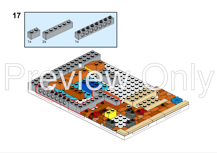 Lego Moc Community Center Alternate Design Of Set 41748 By Brick