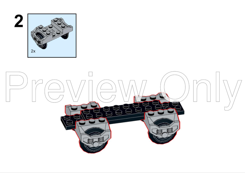 LEGO MOC Mini Santa Fe Super Chief Dining Car by Basti2 | Rebrickable ...