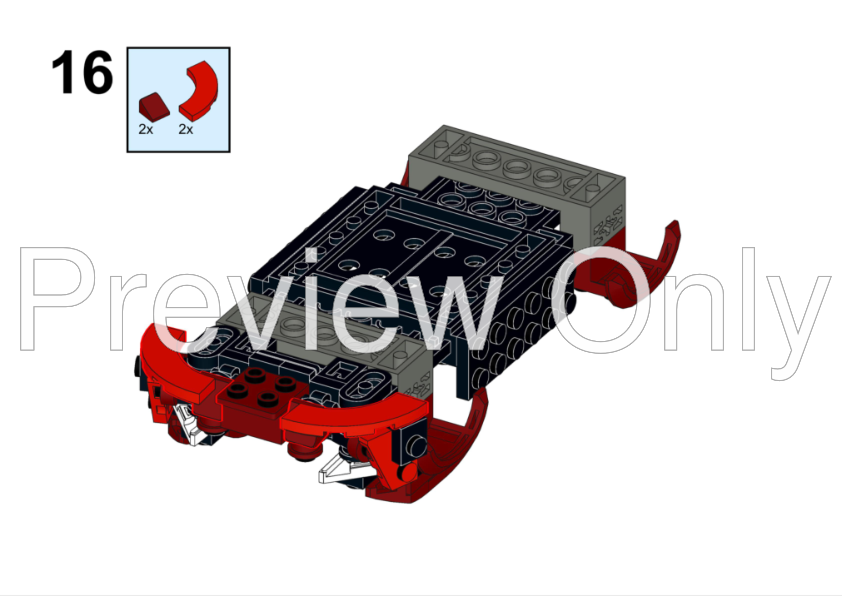 LEGO MOC Dark red Mclaren 750s by ryangc_productions | Rebrickable ...
