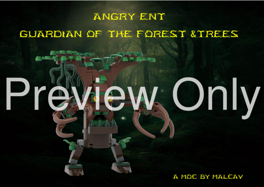 LEGO MOC Angry Ent - Guardian of the Forest by Malcav | Rebrickable ...