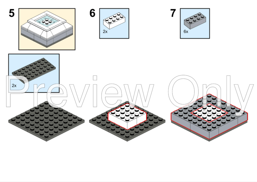 LEGO MOC Pythagoras Park by bassdj | Rebrickable - Build with LEGO