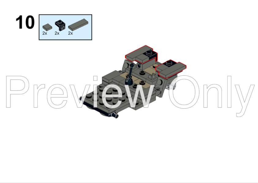 LEGO MOC M151 Jeep MUTT by datlegoman | Rebrickable - Build with LEGO