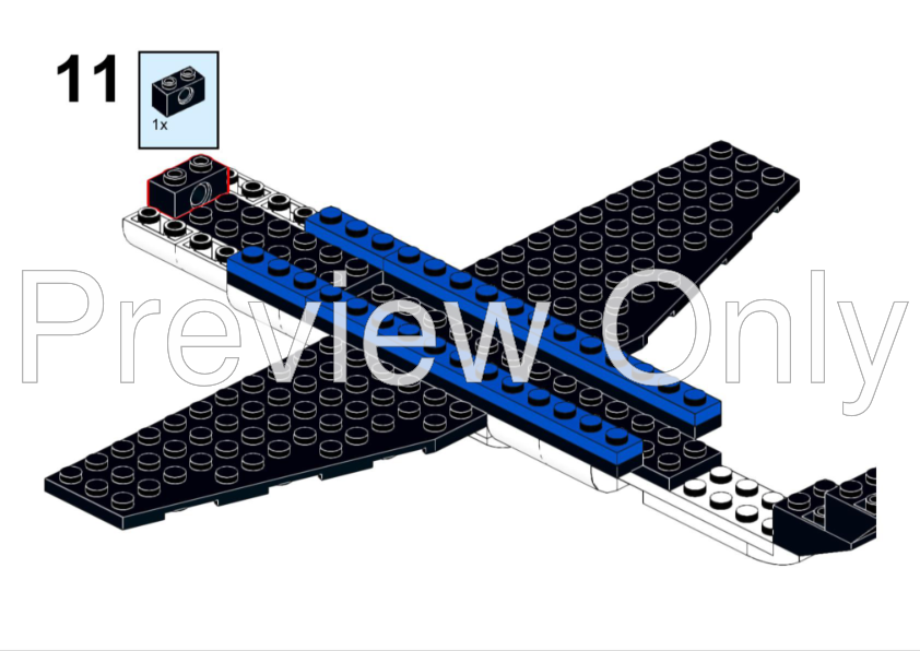 LEGO MOC Cessna Denali by ThatPilotBoy | Rebrickable - Build with LEGO