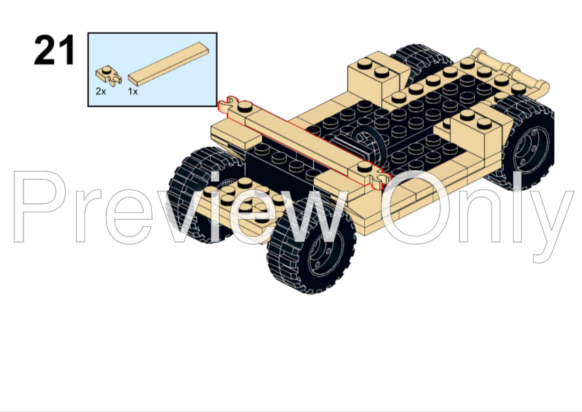 Lego Moc Hmmwv M1114 By Gunsofbrickston Rebrickable Build With Lego