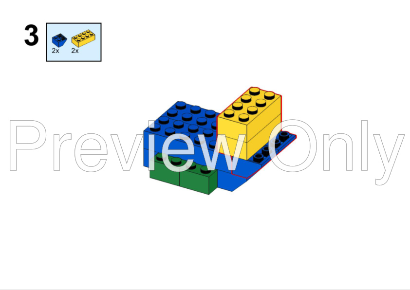 LEGO MOC N64 Logo by x2champa2x | Rebrickable - Build with LEGO