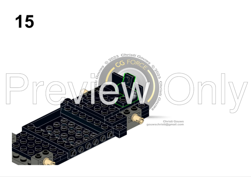 Lego Moc Nascar 2022 23xi Busch By Cgforcedesigns Rebrickable Build