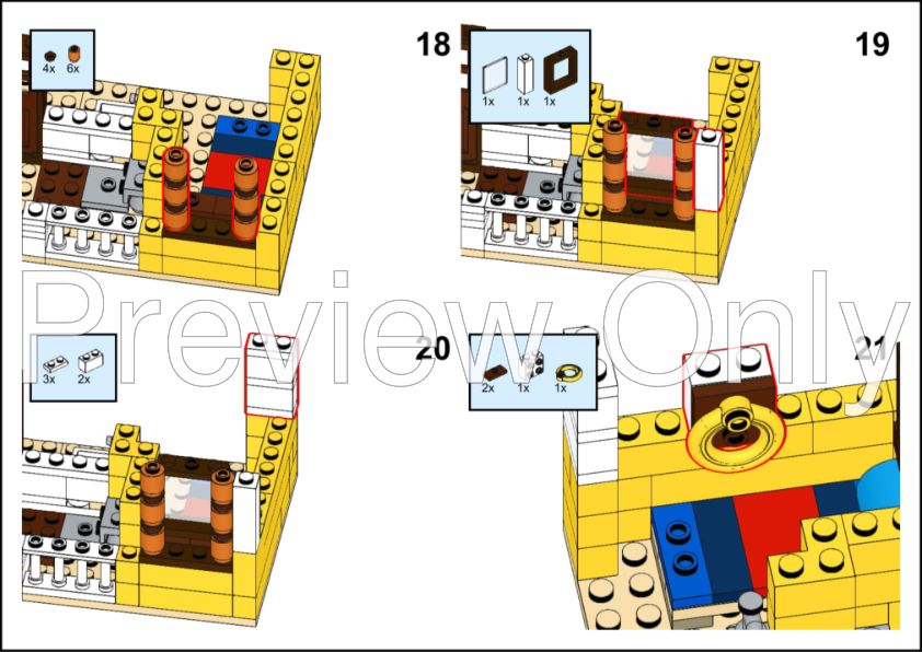 LEGO MOC yellow house 31118 by Bohoo | Rebrickable - Build with LEGO