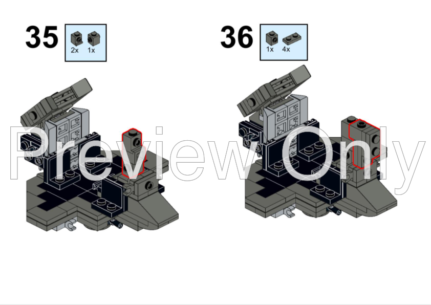 LEGO MOC UH-144 Falcon: Halo Reach by LDD_Modelmaker | Rebrickable ...