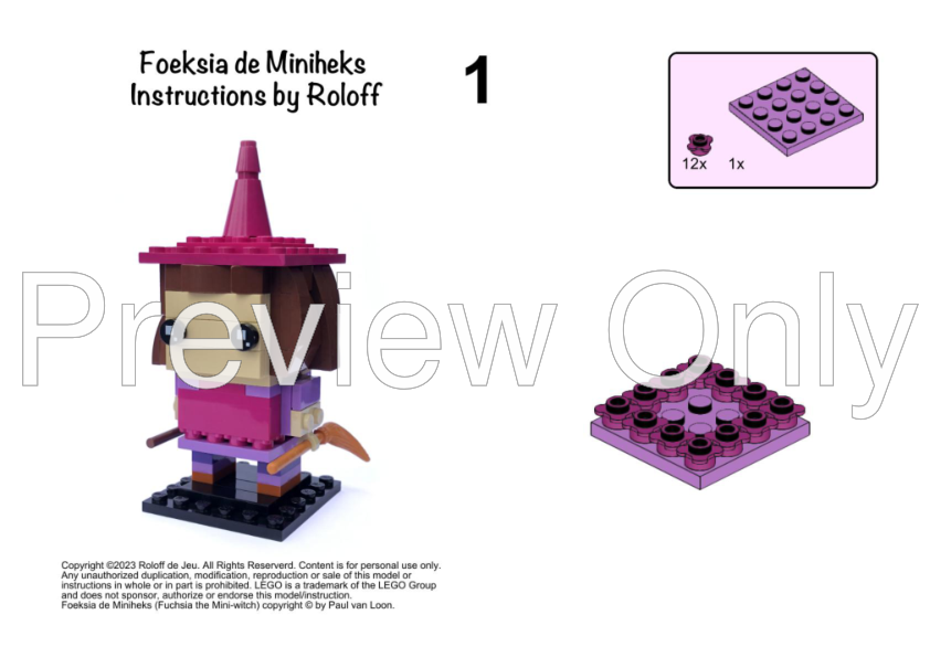 LEGO MOC Foeksia de Miniheks (Fuchsia the Mini-Witch) by Roloff ...