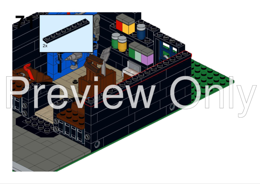 Lego Moc Hardware Store By Turtle Time Bricks Rebrickable Build