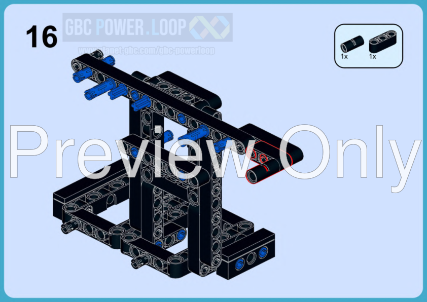 Lego Moc Gbc Power Loop 02 Yellow Wheel By Planet Gbc Rebrickable