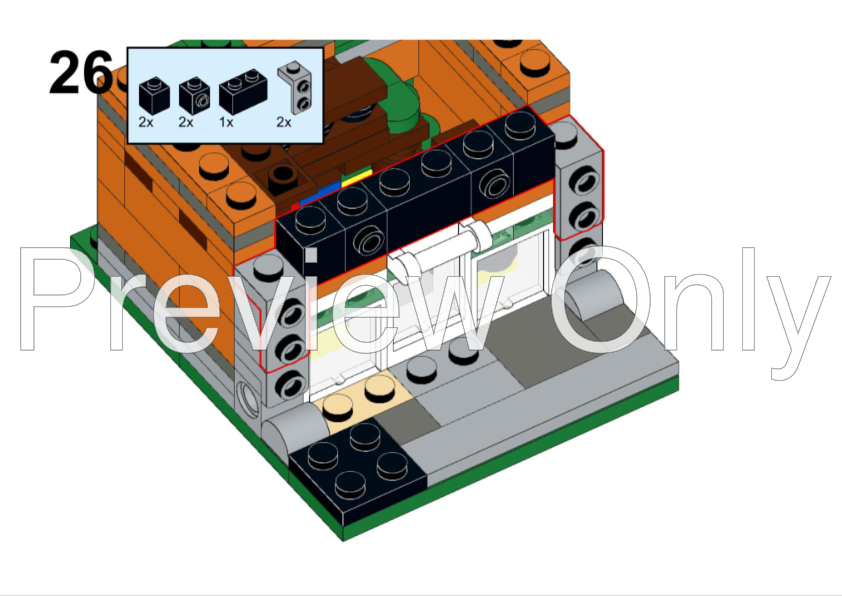 LEGO MOC Mini Bookstore by Brick-Fil-A-Builds | Rebrickable - Build ...