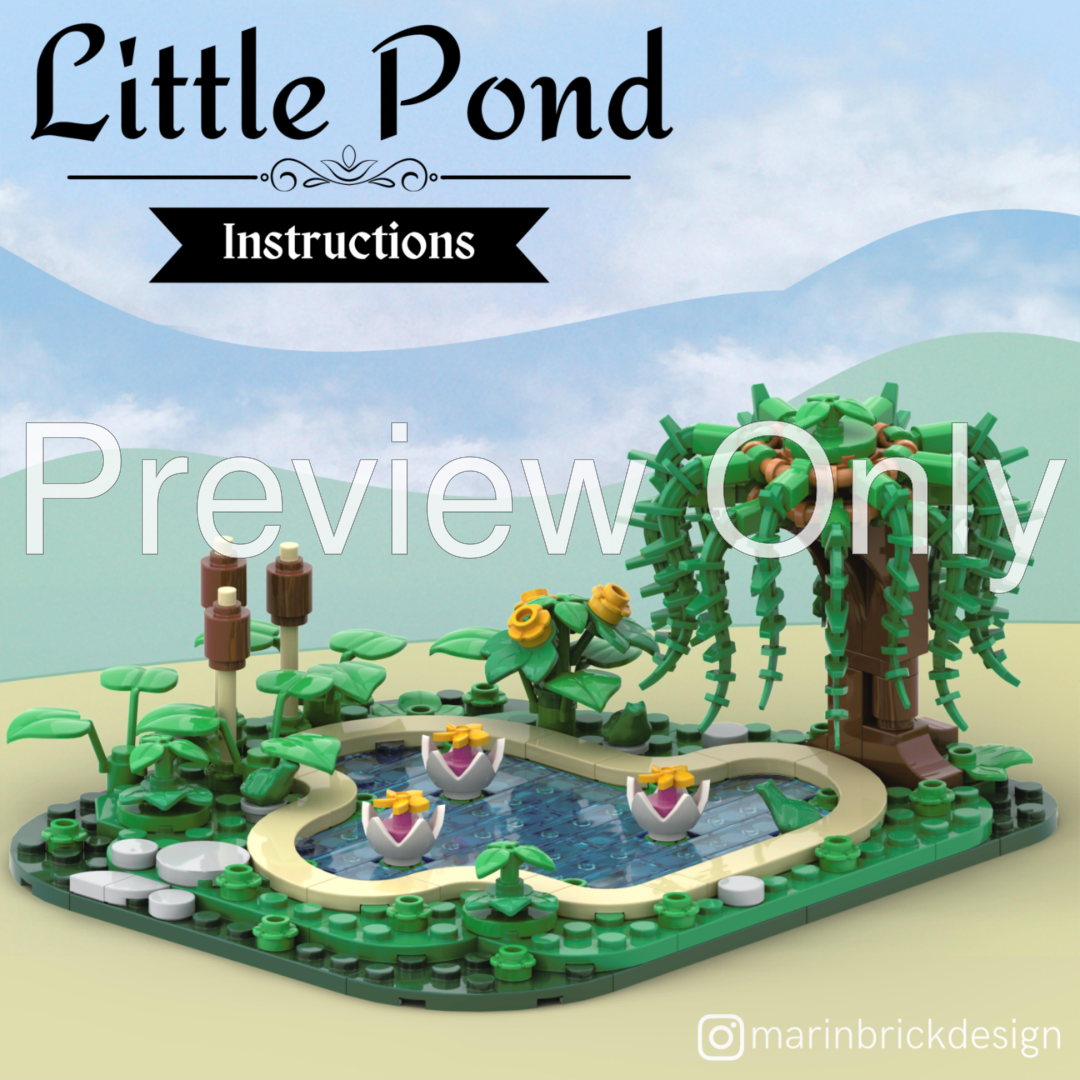 LEGO MOC Little Pond - Lego Moc by marinbrickdesign | Rebrickable - Build with LEGO