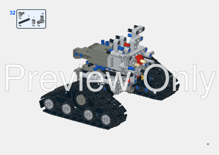 Lego Moc Tucker Sno Cat By Paulvandebulk Rebrickable Build With Lego