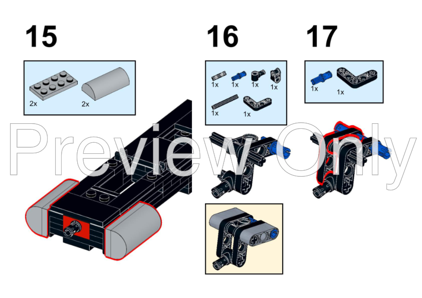 LEGO MOC Cabover II Semi by owstin | Rebrickable - Build with LEGO