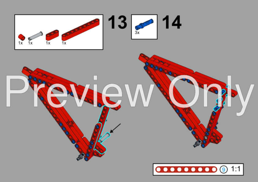 LEGO MOC LEGO Technic Road Bike by Sanulanr | Rebrickable - Build with LEGO