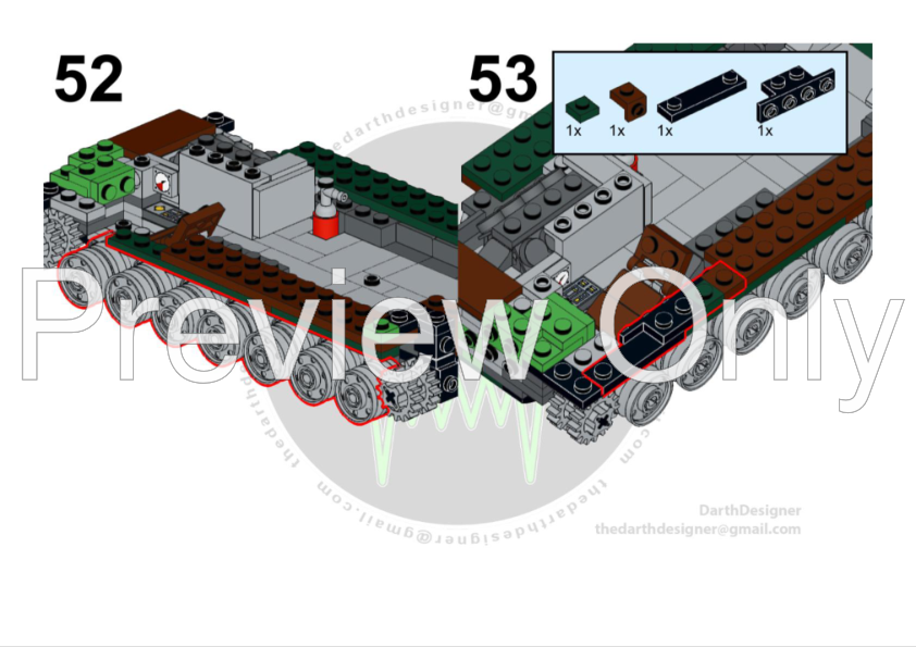 LEGO MOC M-109 PALADIN | 155mm Howitzer | 1:35 Scale by DarthDesigner ...