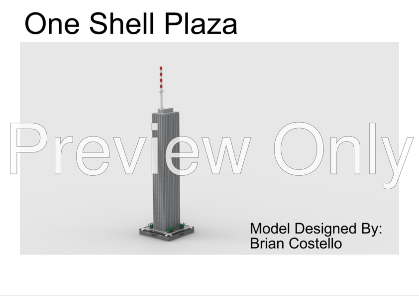 LEGO MOC One Shell Plaza by iambriguy | Rebrickable - Build with LEGO