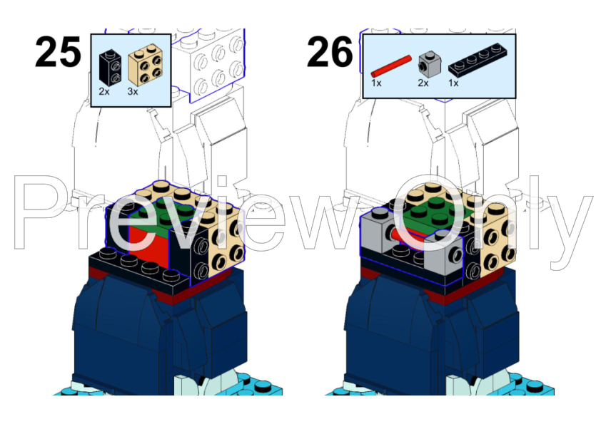 LEGO MOC Lady Eboshi & Jiko-bo - Studio Ghibli Brickheadz by ...
