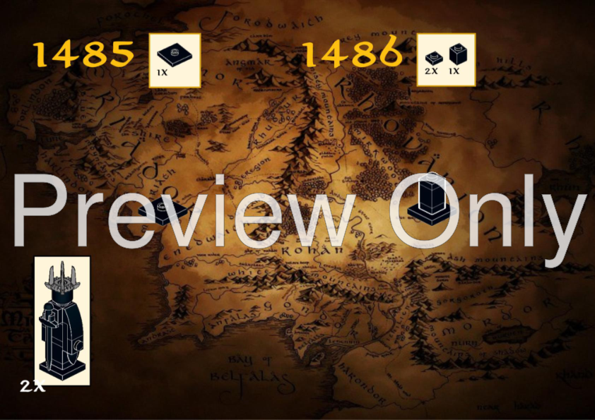 LEGO MOC UCS Barad-Dur part 2/6 by LegoMocLoc | Rebrickable - Build ...