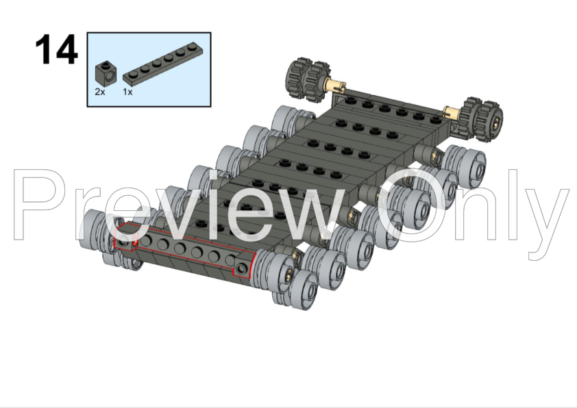 Lego Moc Leopard 1 Dark Bluish Gray By 640maple Rebrickable Build