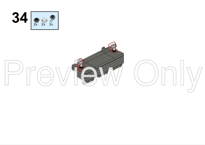 Lego Moc Leopard 1 Dark Bluish Gray By 640maple Rebrickable Build