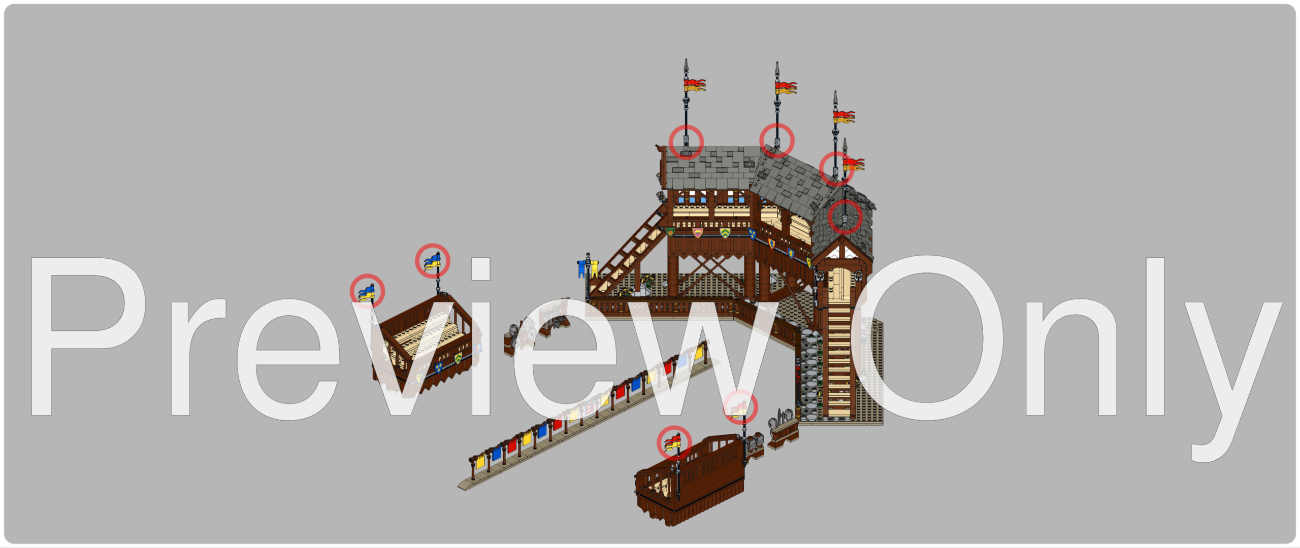LEGO MOC Medieval Tournament Grounds by MasterBuilderKTC | Rebrickable ...