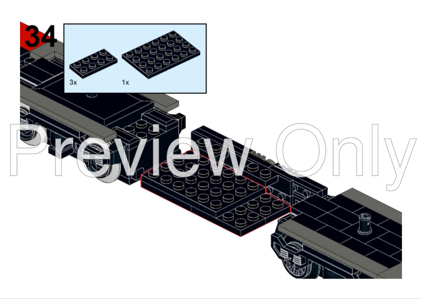 LEGO MOC German Cargo Train by Handers | Rebrickable - Build with LEGO