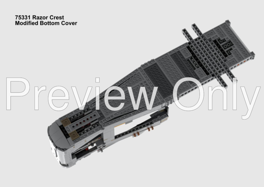 LEGO MOC 75331 Razor Crest - Modifications by GabMOCs | Rebrickable ...