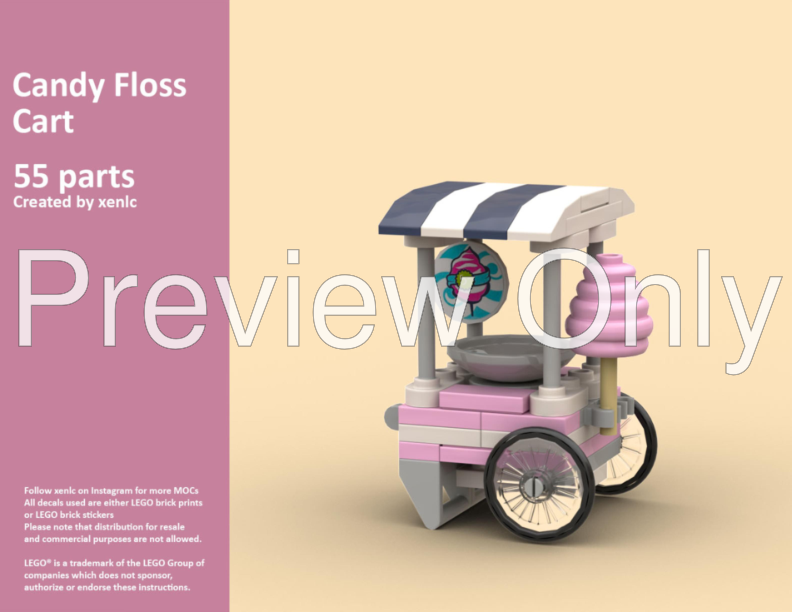 LEGO MOC Food Carts by Xenlc | Rebrickable - Build with LEGO