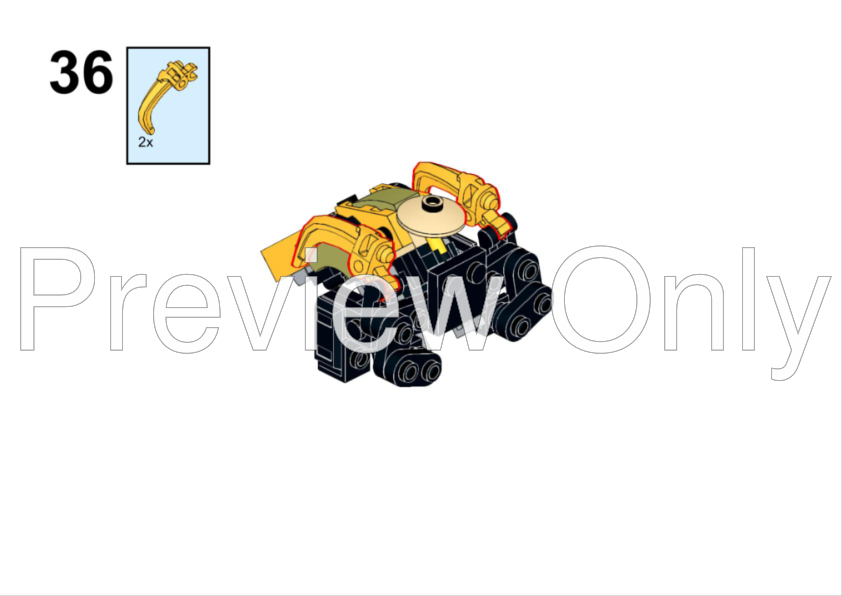 LEGO MOC Warframe - The Jackal by Mannok | Rebrickable - Build with LEGO