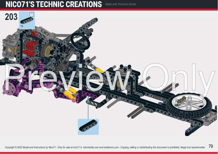 LEGO MOC Citroen 2CV Charleston (Enhanced) by Nico71 | Rebrickable ...