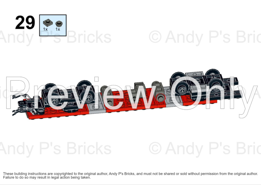 LEGO MOC 4-Wide Class 455 4-Car EMU Train In South West Trains Livery ...