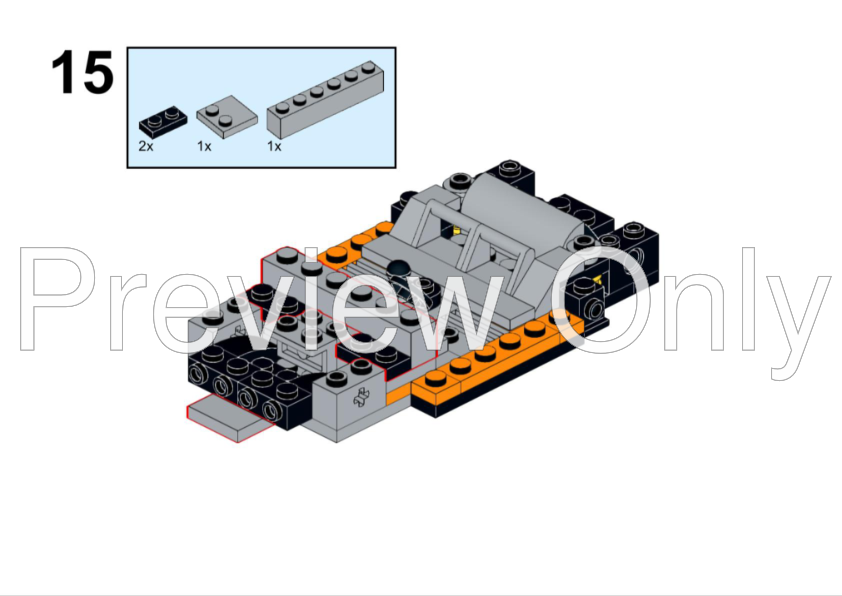 Lego Moc Porsche 992 Gt3 By Mocsbygeoff Rebrickable Build With Lego