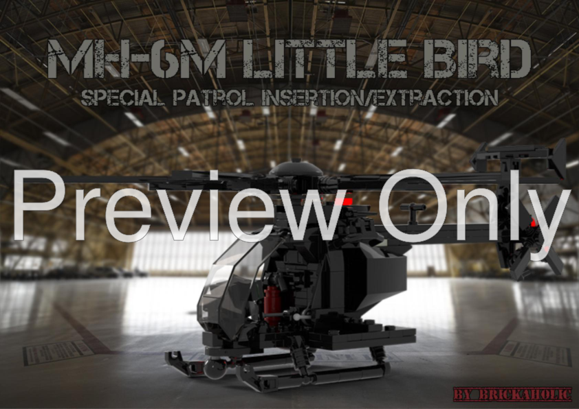 LEGO MOC AH/MH-6M Lego Little Bird-Killer Egg Helicopter by Darcanj ...