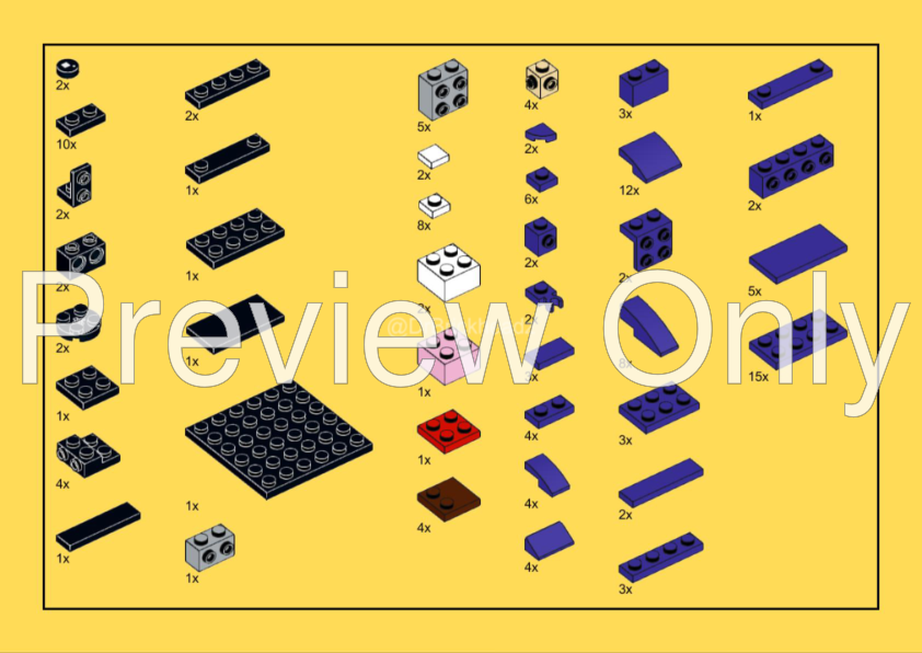 LEGO MOC Grimace (McDonald's) Brickheadz by DrBrickheadz | Rebrickable ...