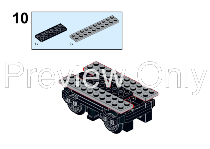 LEGO MOC UK High Speed Train by Handers | Rebrickable - Build with LEGO
