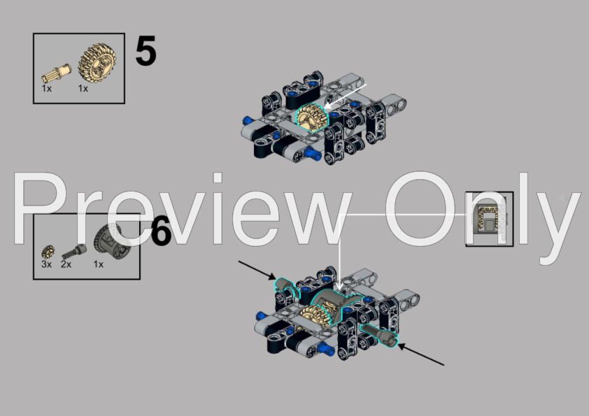 LEGO MOC LEGO Technic ATV Orange by Sanulanr | Rebrickable - Build with ...